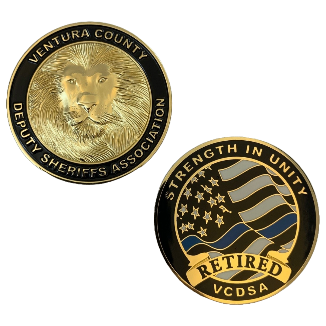 Challenge Coin VCDSA Retired – Tri County Police Products